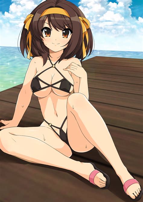 Suzumiya Haruhi Suzumiya Haruhi No Yuuutsu Drawn By Haruhisky Danbooru