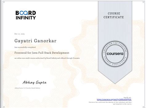 Gayatri Ganorkar On Linkedin After Months Of Committed Learning Im Thrilled To Announce The