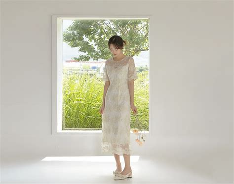 리리앤코 무료배송 웨딩룩 모리앙드 레이스 오간자 롱 원피스 셀프웨딩 웨딩 브라이덜샤워 여름웨딩 웨딩원피스 돌잔치 격식룩 파티룩 레이스 시스루 패턴 레이스패턴