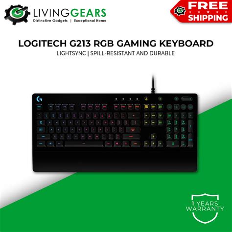 Logitech G Prodigy Spill Resistance Rgb Gaming Keyboard G S G Gaming Mouse G Gaming