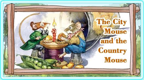 Learn English Through Story 🔊 The City Mouse And The Country Mouse