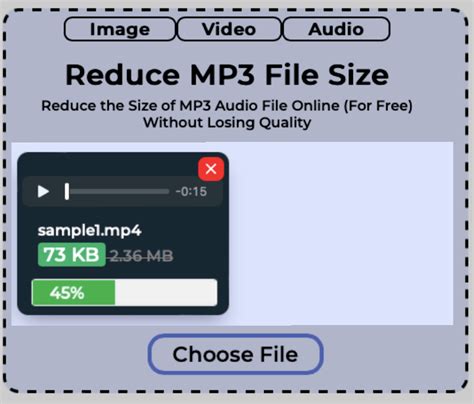 Reduce MP3 File Size Online Free
