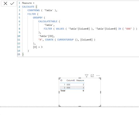 Solved Dax Count Ids That Have A Specific Value In Colum