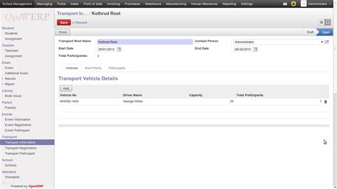 Odoo Openerp 7 School Management Pragmatic Techsoft