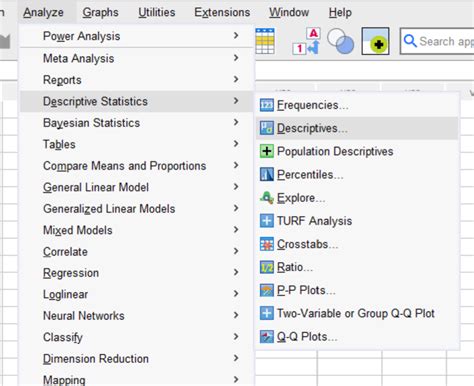 how to calculate mean and standard deviation in spss