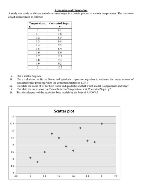 Regression And Correlation Pdf Errors And Residuals Correlation