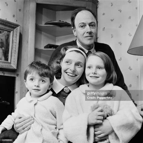 British Novelist And Writer Roald Dahl Pictured With His Wife News