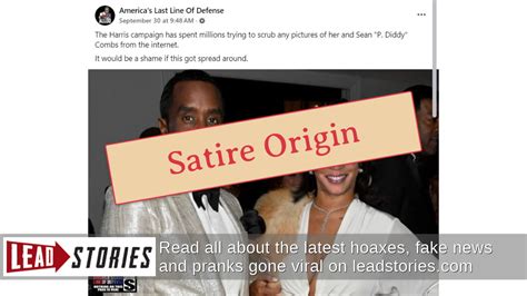 Fact Check Altered Party Photo Of Sean Diddy Combs Has Kamala Harris Added In The Place Of