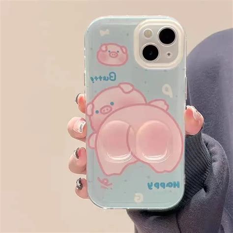 3d Cartoon Cute Butt Shell Funny Expression Full Package Temu Canada