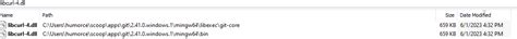 error fatal failed to load library libcurl 4 dll · issue 5529