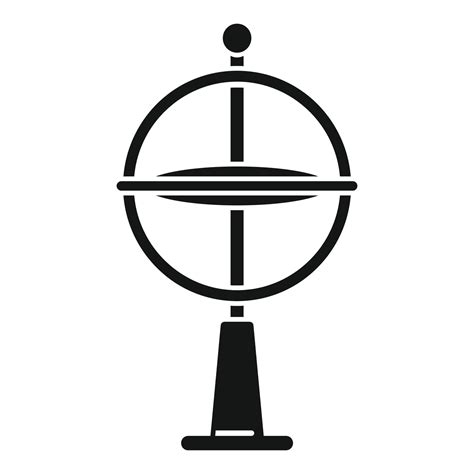 Gyroscope Model Icon Simple Vector Accelerometer Sensor 14680992