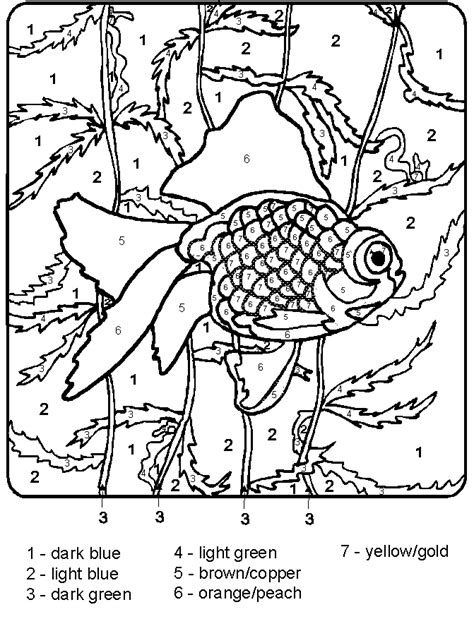 Free Printable Color By Number Coloring Pages Best Coloring Pages For