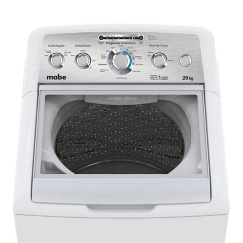 Lavadora Automática Aqua Saver Green 20 Kg Blanca Con Sanitizado Mabe