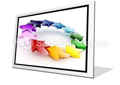 Colorful Circular Arrows PowerPoint Icon F Template Presentation Sample Of PPT Presentation