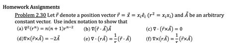 Solved Problem 2 31 Let A And B Be Vector Functions Of Chegg Com