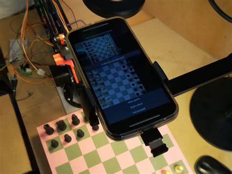 Chess Robot 3d Printed Using Android Phone And Arduino