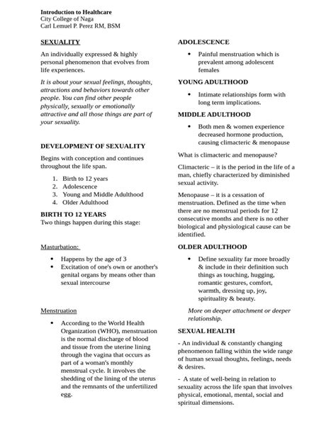 Chapter 4 Sexuality Pdf