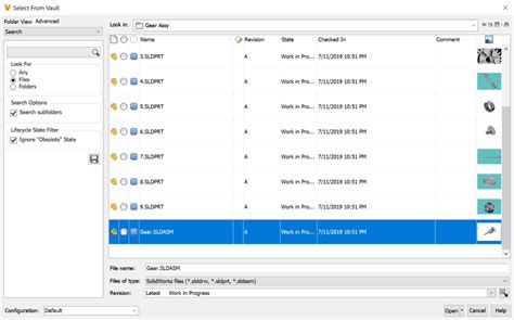 Improved Vault Professional Solidworks Add In