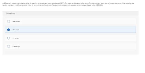 Solved Taxable Equivalent Yield For An Investor In The 33