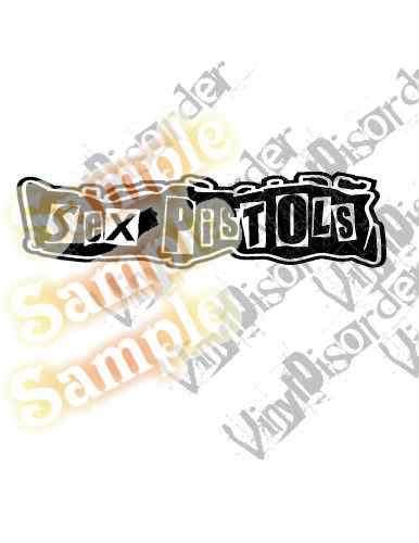 Sex Pistols Straight Text Decal Vinyl Disorder