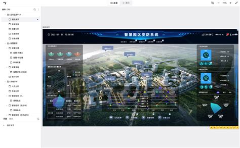 高保真、高交互的 智慧园区安防监控系统”原型设计案例园区三维建模结合安防监控 Csdn博客