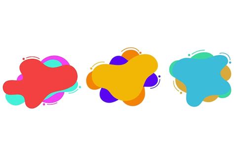 Premium Vector Organic Blob Abstract Fluid Shape Vector Illustration