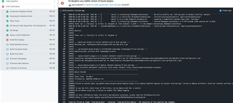 fail on pipeline step build mvn deploy · issue 7195 · jenkins x jx