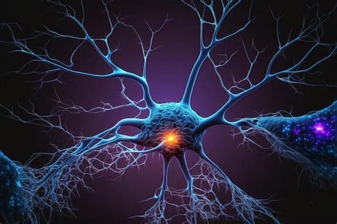 Premium Photo Synapses In The Brain