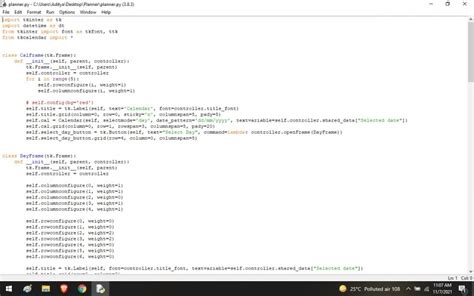Python Program To Basic Planner Using Python Tkinter Kashipara