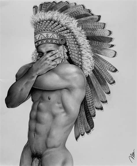 Rule 34 Black And White Brad Welch Art Covering Face Male Male Only Melanin Muscles Muscular