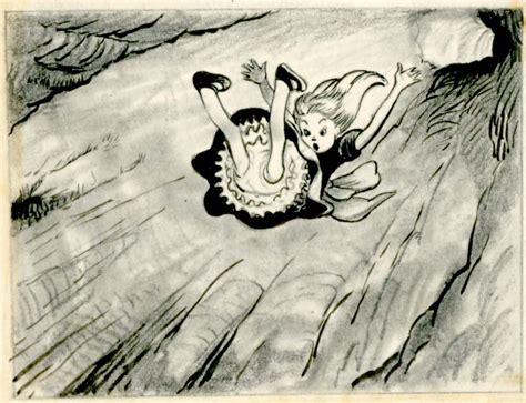 Disney Alice In Wonderland Alice Falling