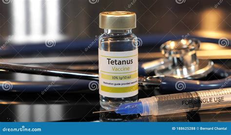 Tetanus Vaccine Bottle