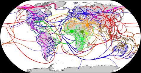 Masamap Human Migration Throughout History R Mapporn