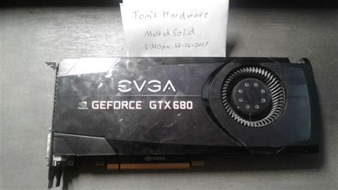 Sold Evga Gtx 680 X2 Toms Hardware Forum