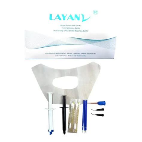 Office Bleaching Material Kit 35 Hydrogen Proxide Dual Syringe