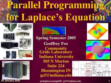 Ppt Parallel Programming For Laplaces Equation Powerpoint Presentation Id405480