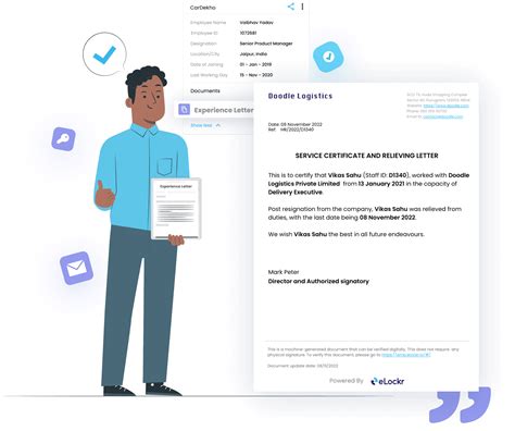 Ex Employee Verification Issue Documents With Elockr