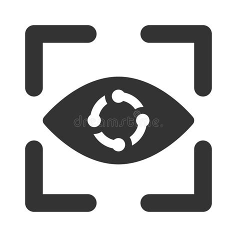 Iris Authentication Icon Stock Vector Illustration Of Biometric 315874834