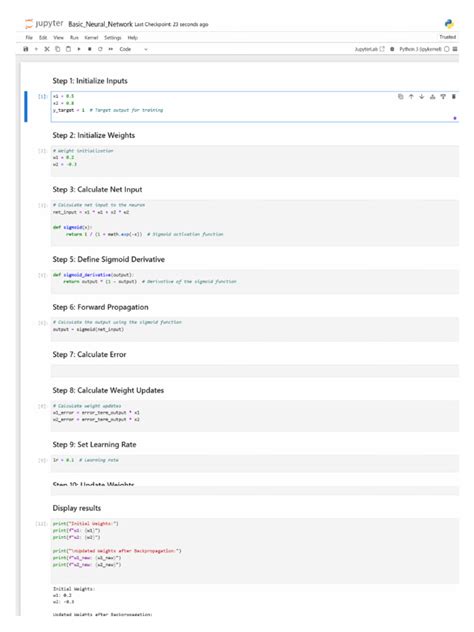 Basic Neural Network Pdf