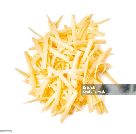 흰색 배경에 고립 된 강판 치즈 슬라이스 치즈 맨 위 보기입니다 치즈에 대한 스톡 사진 및 기타 이미지 치즈 강판에 갈기 컷아웃 Istock
