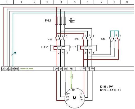 Schéma électrique Dun Inverseur