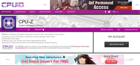 Cpu Z는 무엇입니까 Cpuid로부터