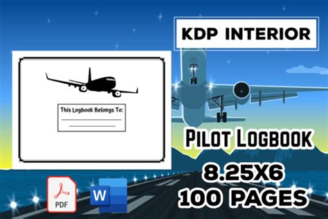 Pilot Logbook Graphic By Midst Design Creative Fabrica