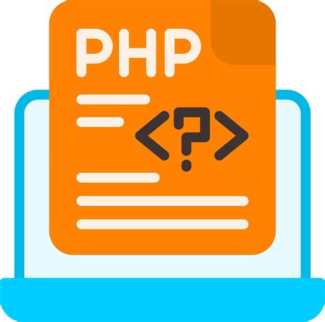 Php File Flat Element Style Vector Art At Vecteezy