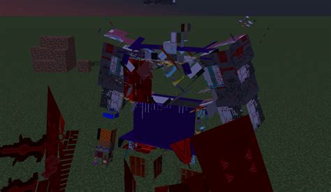 one of my modelengine entity model have random textures all over it