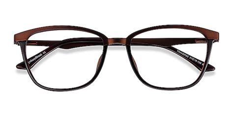 Traverse Square Coffee Full Rim Eyeglasses Eyebuydirect Canada