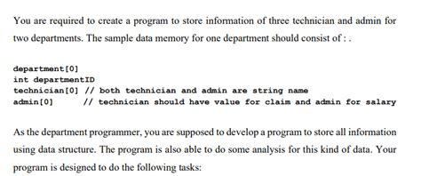 Solved I Design Your Own Structure Data Type Using The