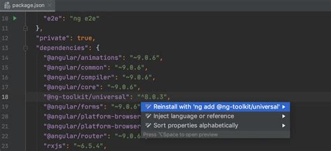 Angular Webstorm