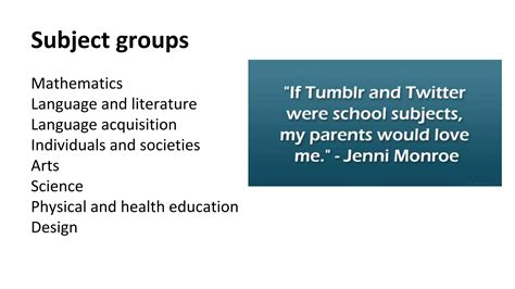 Pyp To Myp Transition Coffee Morning Pptx Secondary Education Education