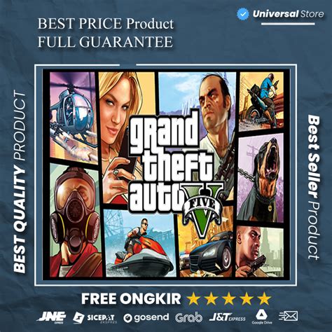 Jual Game PC GTA V GTA 5 Full Version PC Games Terbaru Kaset CD DVD Download Online Shopee